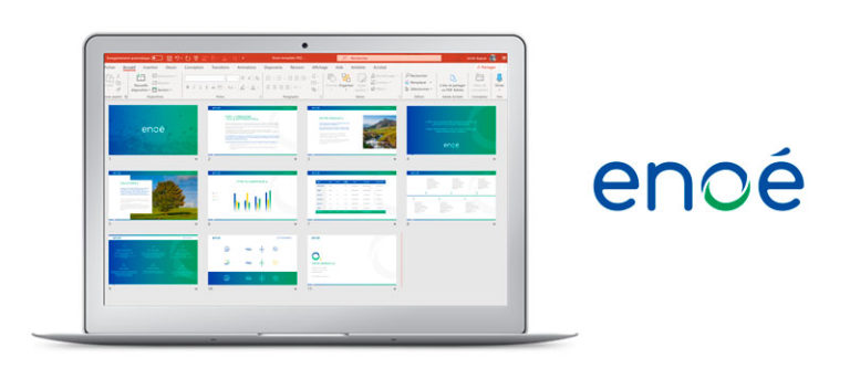 Décembre 2019, Enoe-Energie - GRAPHISTE DESIGNER POWERPOINT FREELANCE